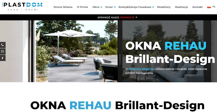 Okna REHAU Brillant-Design – Styl, Izolacja i Trwałość | PLASTDOM